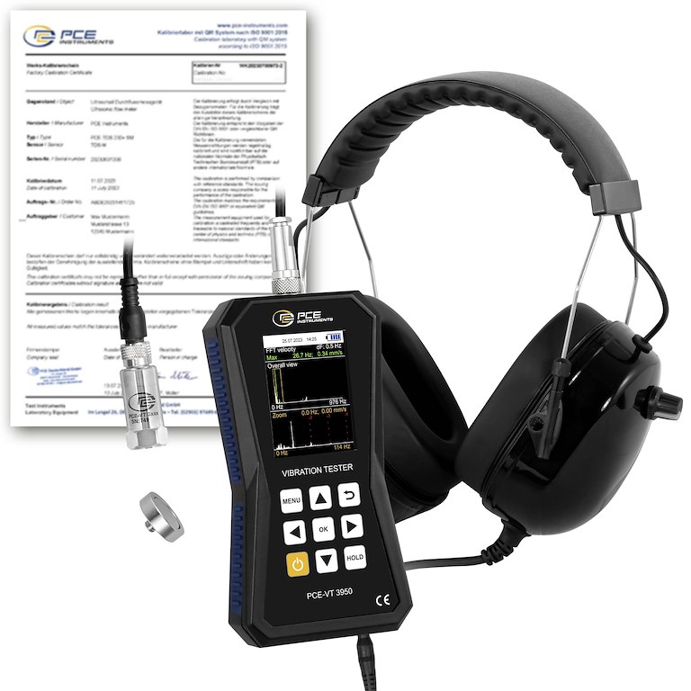 PCE Instruments PCE-VT 3950-ICA uređaj za merenje vibracija