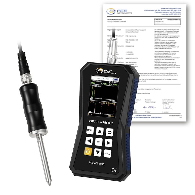 PCE Instruments PCE-VT 3900S-ICA senzor vibracija