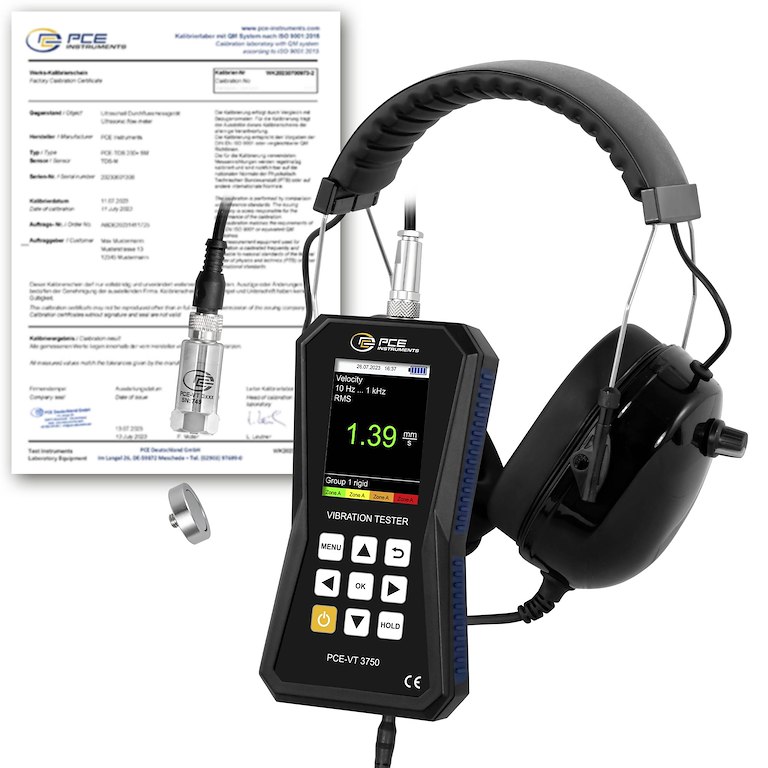 PCE Instruments PCE-VT 3750-ICA merač vibracija visokih performansi