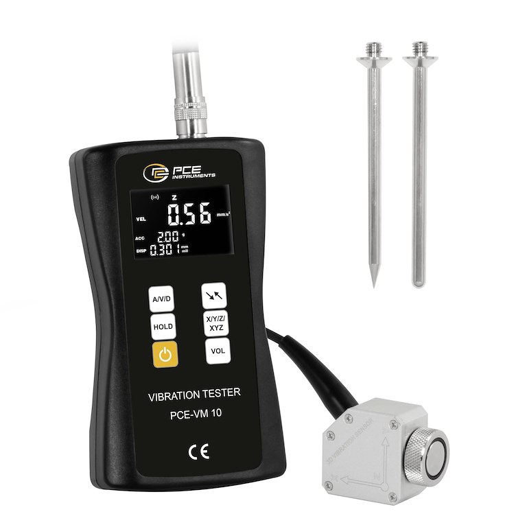 PCE Instruments PCE-VM 10 uređaj za merenje vibracija
