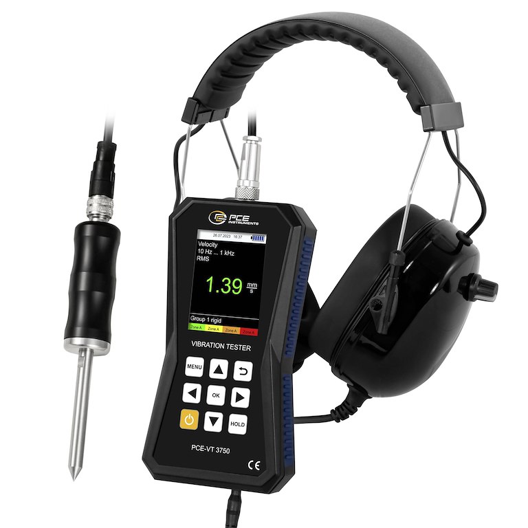 PCE Instruments PCE-VT 3750S uređaj za merenje vibracija