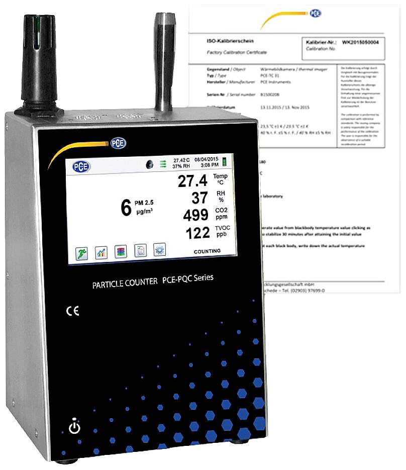 PCE Instruments PCE-PQC 23EU brojač čestica