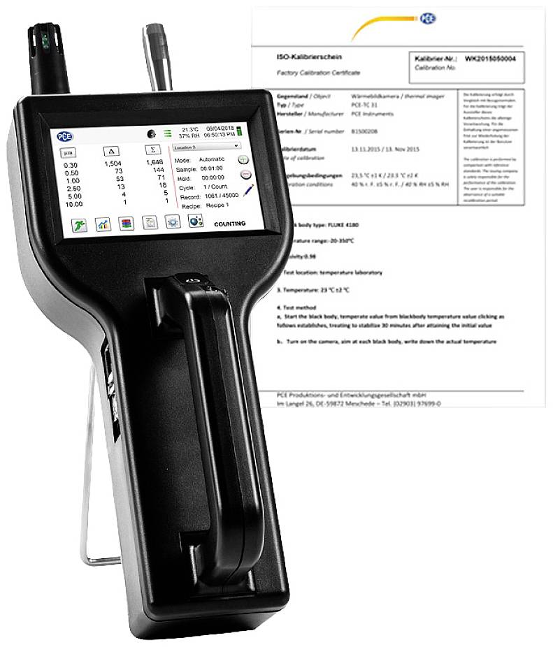 PCE Instruments PCE-PQC 12EU brojač čestica