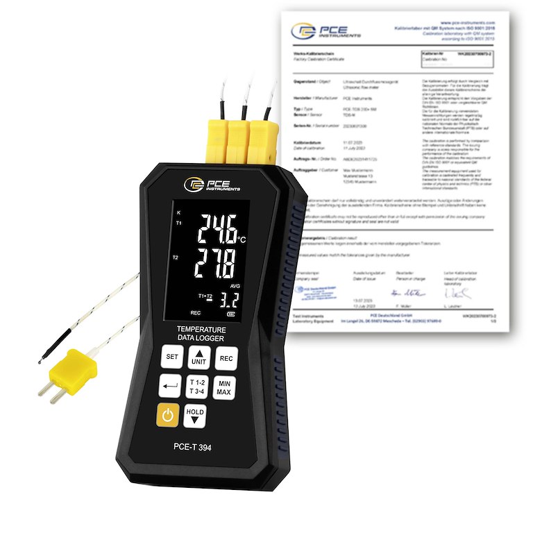 PCE Instruments PCE-T 394-ICA zapisivač podataka o temperaturi