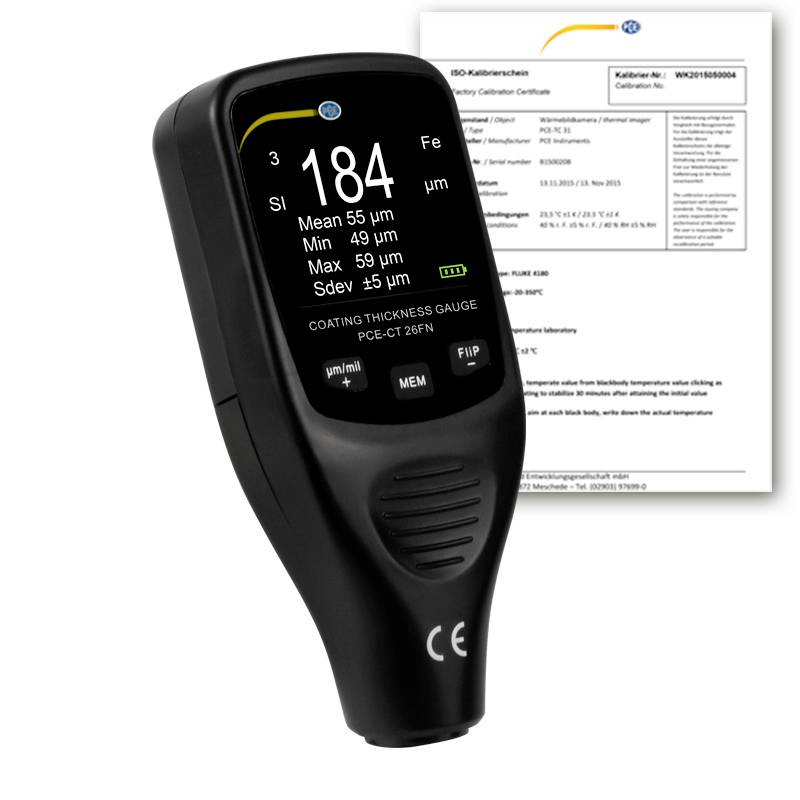PCE Instruments PCE-CT 26FN-ICA merač debljine premaza