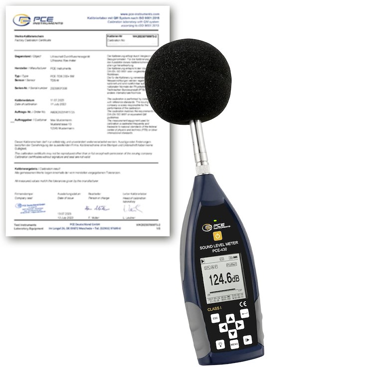 PCE Instruments PCE-430-ICA precizni merač buke