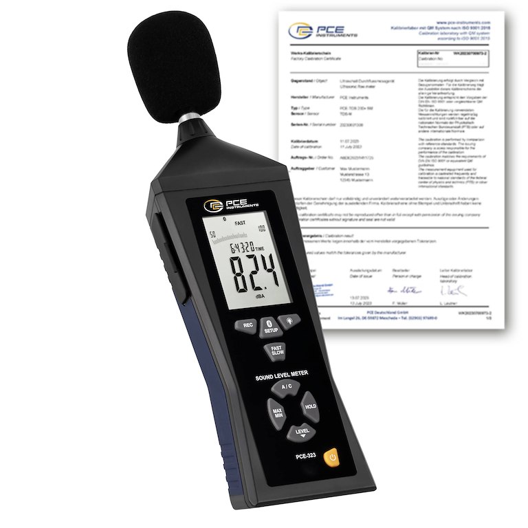 PCE Instruments PCE-323-ICA Bluetooth merač buke