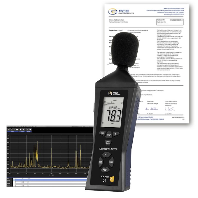 PCE Instruments PCE-322ALEQ-ICA merač buke