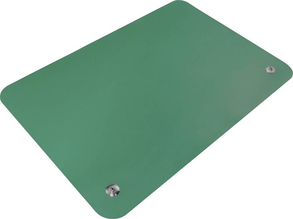 Quadrios ESD stolna podloga, zelena, stona, dimenzije 60 mm x 40 mm