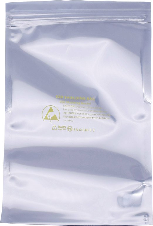 Quadrios ESD kesa, 10 delova, srebrna