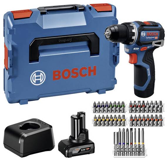 Bosch Professional GSR 12V-32 1x GBA akumulatorska bušilica-odvijač, 40 delova