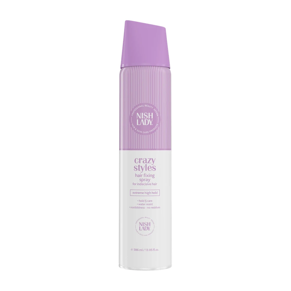 Nishlady Crazy Styles Hair Fixing Spray 386ml