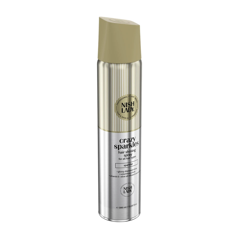 Nishlady Crazy Sparkles Hair Shining Spray 386ml