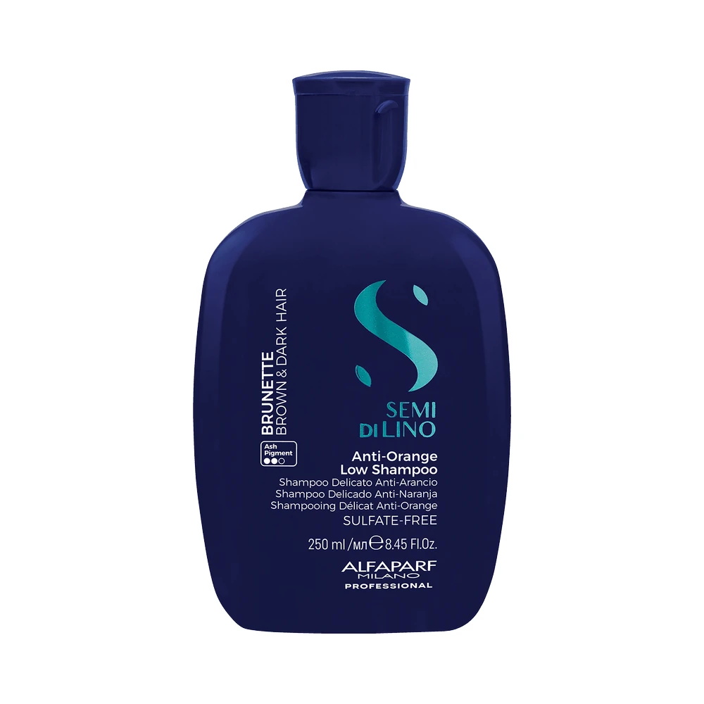 Alfaparf Milano Semi di Lino Brunette Anti-Orange Low Shampoo 250ml