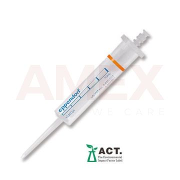 Nastavci za dozatore Eppendorf Combitips advanced, Biopur, 10 ml, narandžasto, bezbojno, 100 kom., pojedinačno pakovano u blisteru