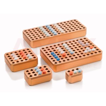 Stativ za racirea cevi reakcija ROTH, 90 mesta