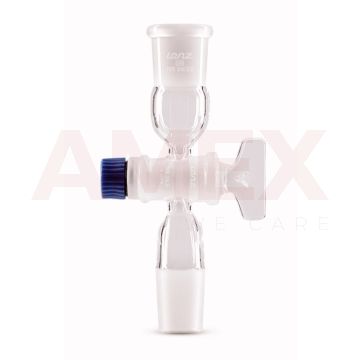 Adapter ROTH sa slavina, muf NS 29/32, konus NS 29/32