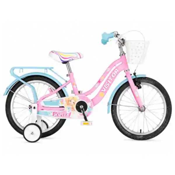 Bicikl za decu visitor pearl 20" 10" v-brake kontra 115-135cm (20") roze