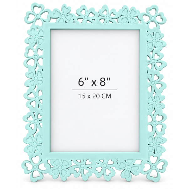 MKS Dekorativni ram za slike – mint zeleni 15x20cm