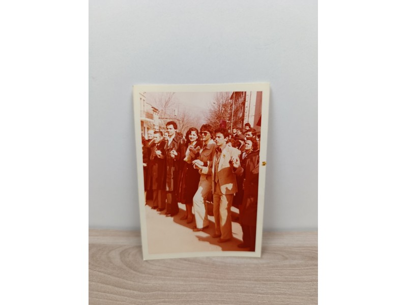 Vintage fotografija prijatelji