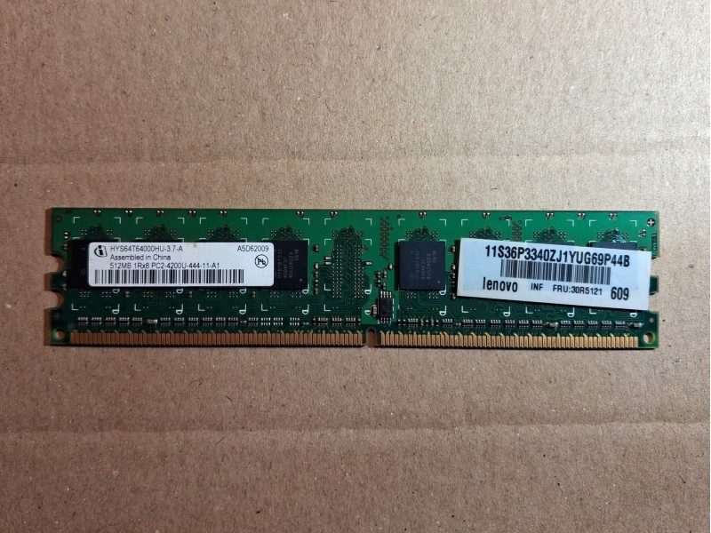Lenovo (Infineon) 512MB DDR2 PC2-4200U 533MHz Brend RAM