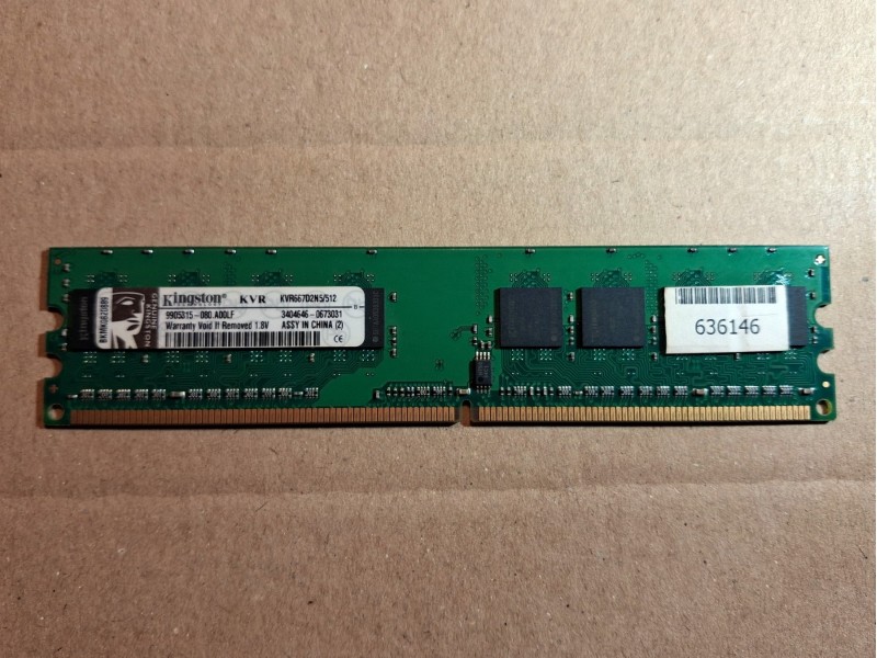 Kingston ValueRAM 512MB DDR2 KVR667D2N5-512 667MHz