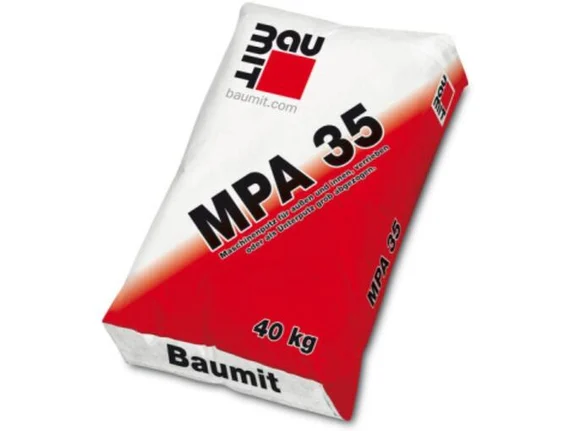 Baumit MPA 35 40 kg mašinski malter - komad
Baumit MPA 35 – 40KG
Baumit MPA 35 – 40KG
