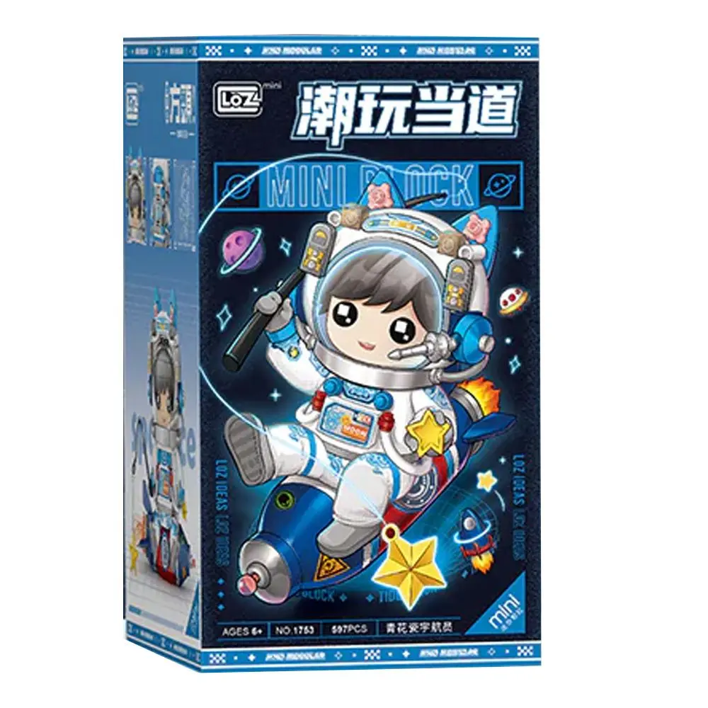 Loz Kockice za decu Blue and White Porcelain Astronauts