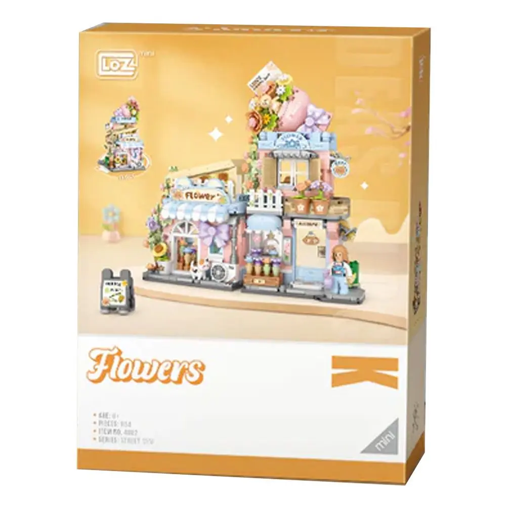 Loz Kockice za decu Flower Shop Street Mini