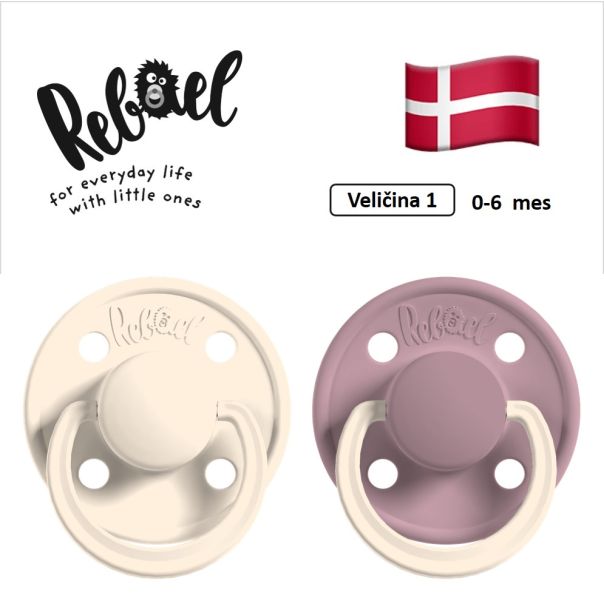 REBAEL varalice za bebe, 0-6 mes, 2 kom, Champagne i Ljubicasta, RBL12221828