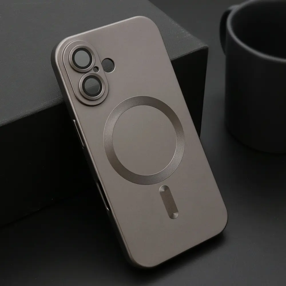 Maska za mobilni telefon iPhone 16 ELEGANT, Magsafe, Siva