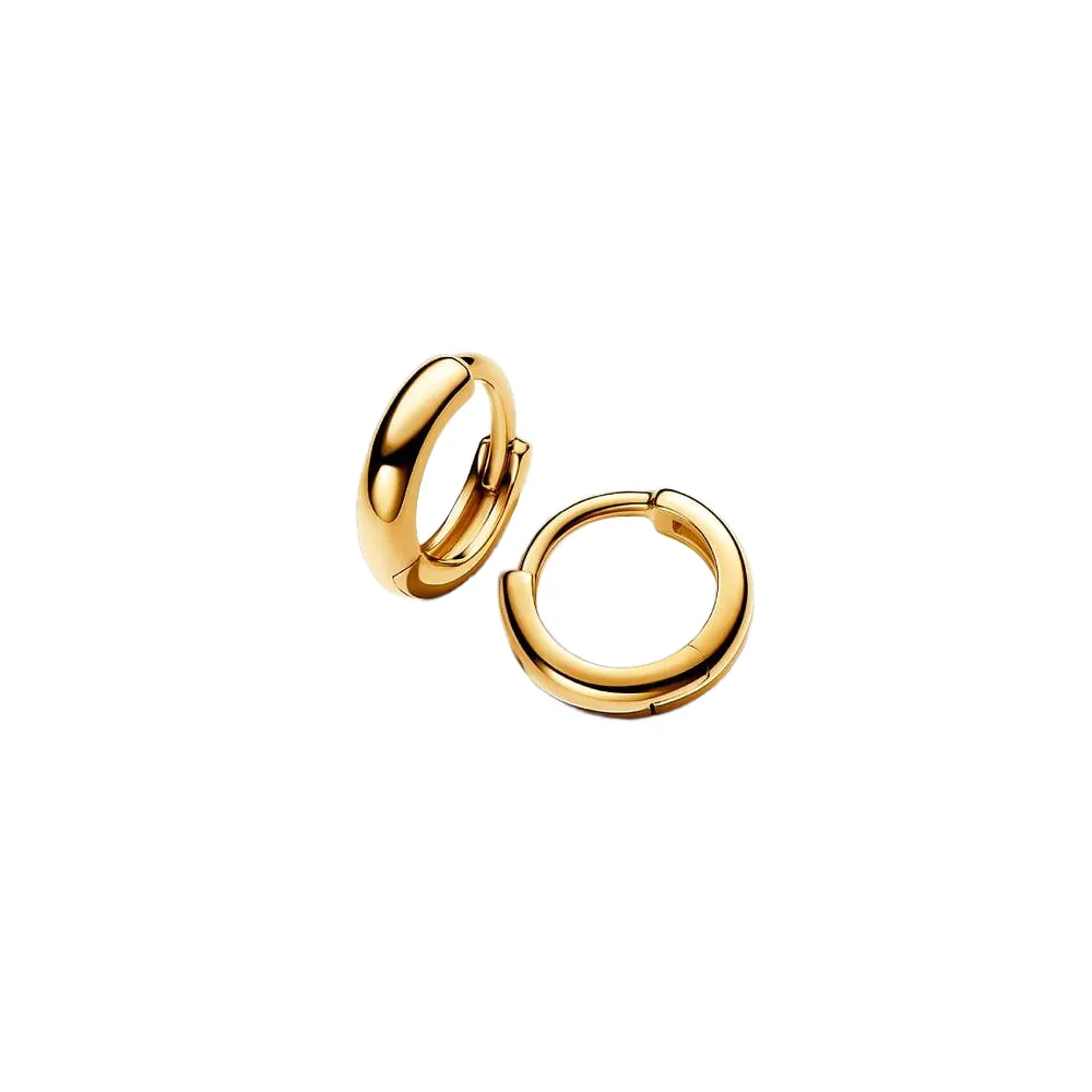 263286C00 PANDORA Round Huggie Hoop ženske minduše