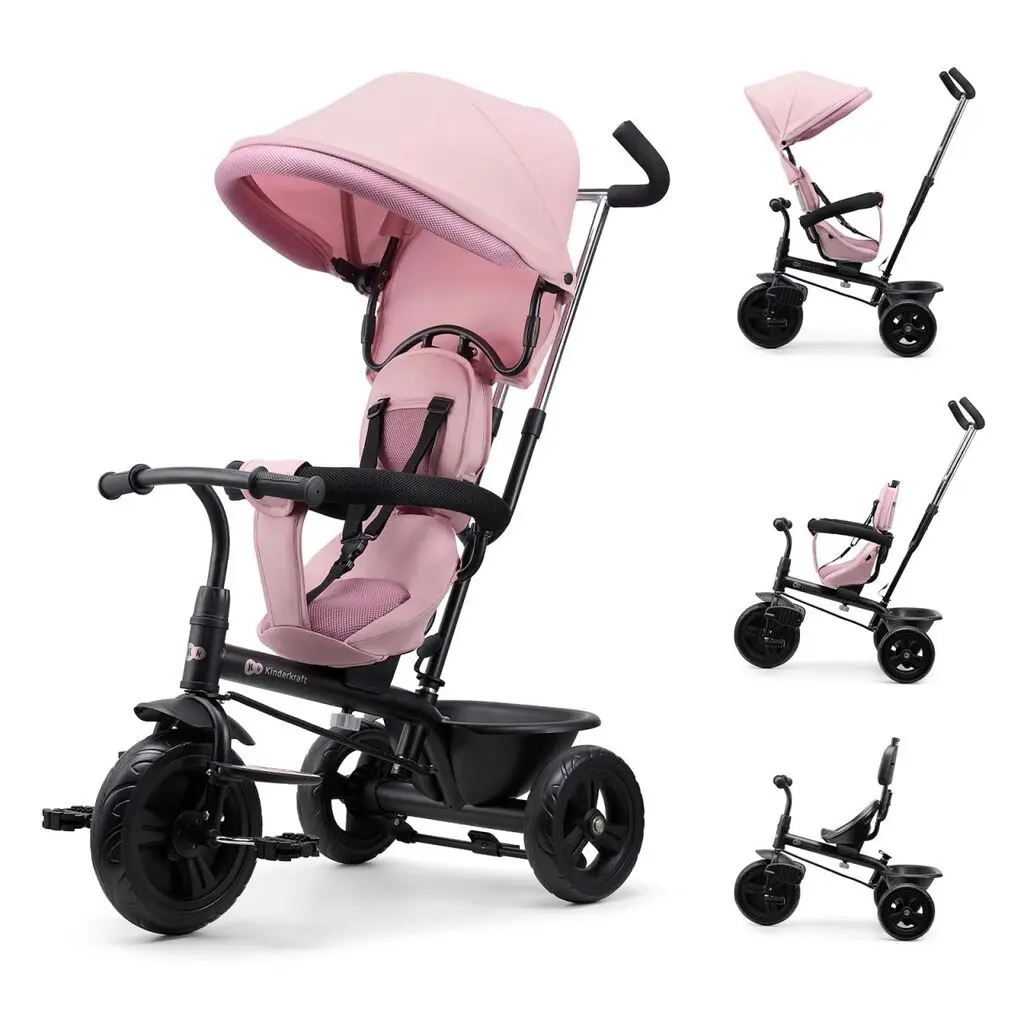 Kinderkraft Tricikl za decu Freeway 2, Roze