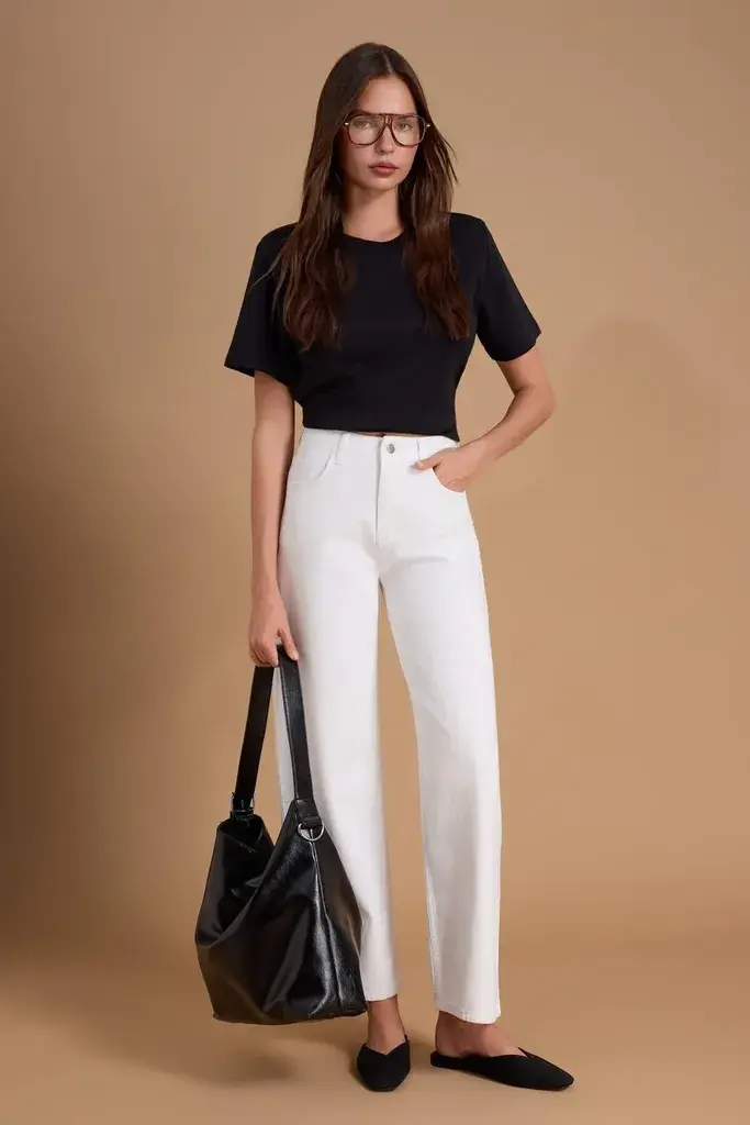 Trendyol Milla ženske pantalone Twoss26Je00164, bela