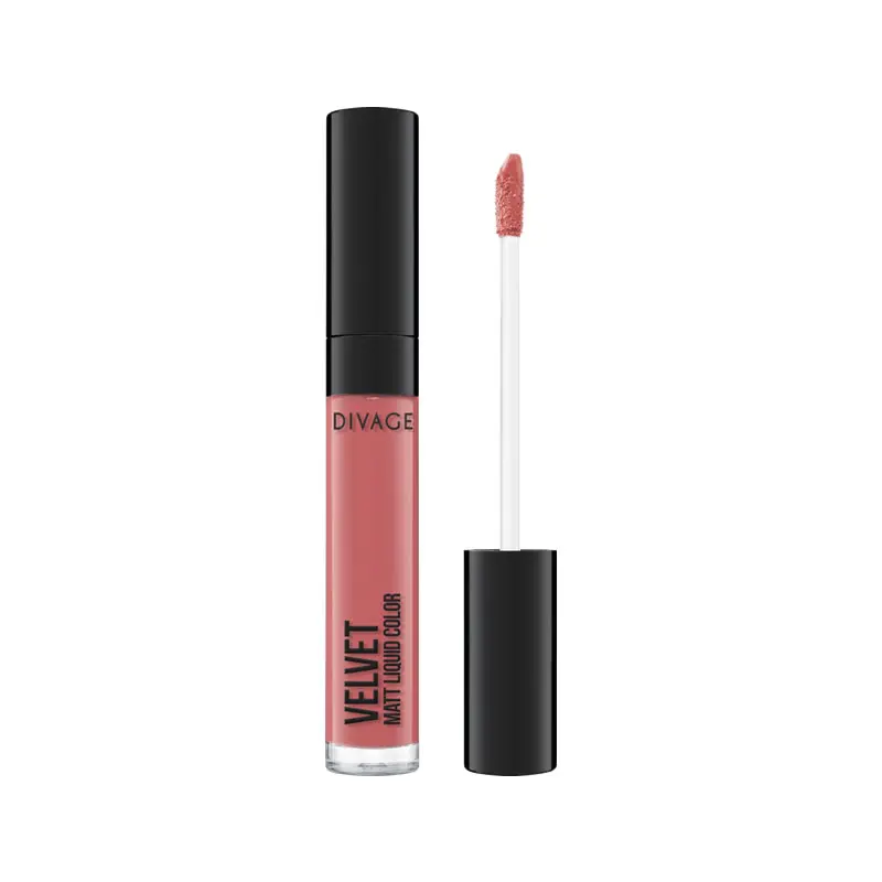 DIVAGE Tečni ruž VELVET MATT LIQUID COLOR 06 Dark Nude
