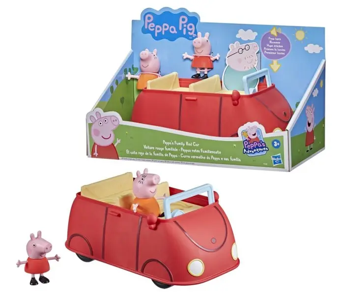 HASBRO Autić Peppa Pig Peppas family crveni