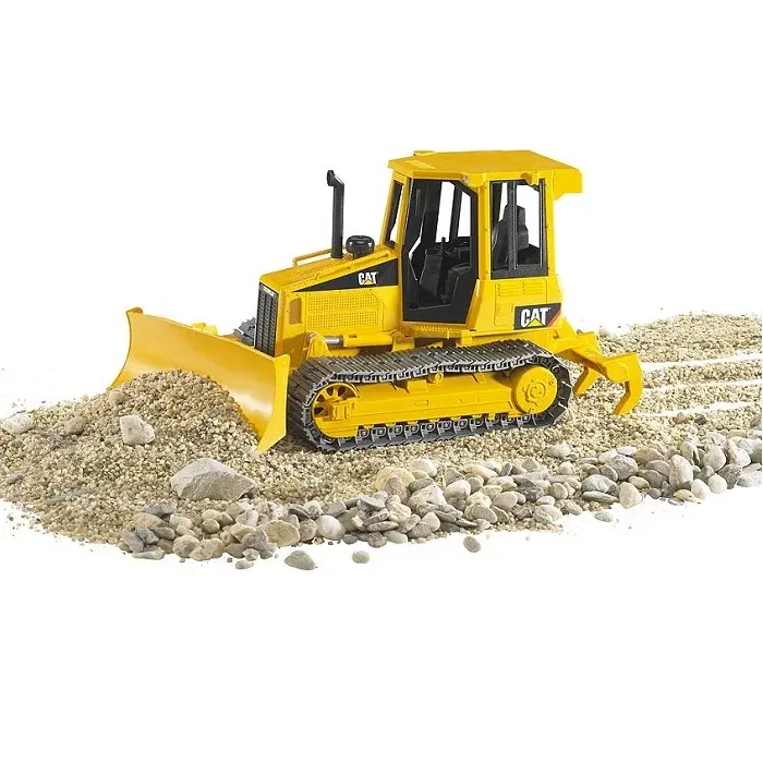 Igračka Bager traktor CAT guseničar 437, Žuti