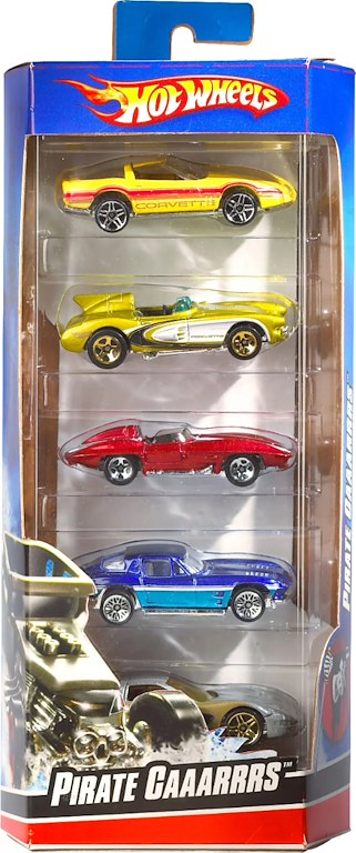 HOT WHEELS Autići 5 U 1 Pirate Caaarrrs
