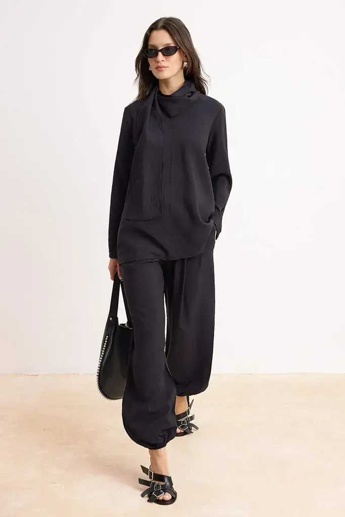 Trendyol Modest Ženski komplet Tctss26Us00040, Crni