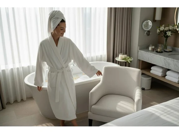 Viktorija Bade mantil 100% pamuk Hotel 400g/m2