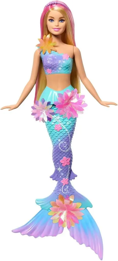 Barbi čarobni cvet lutka sirena - plavuša