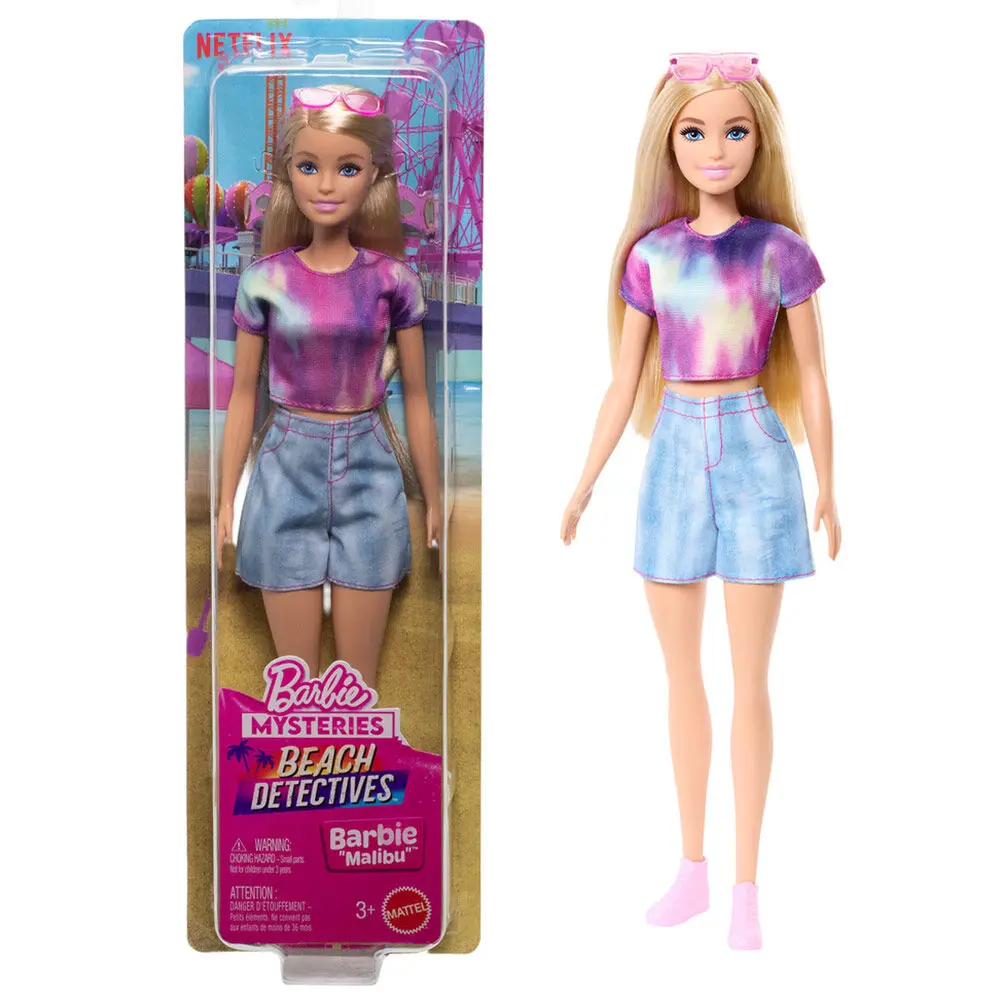 Barbie Lutka Beach detectives