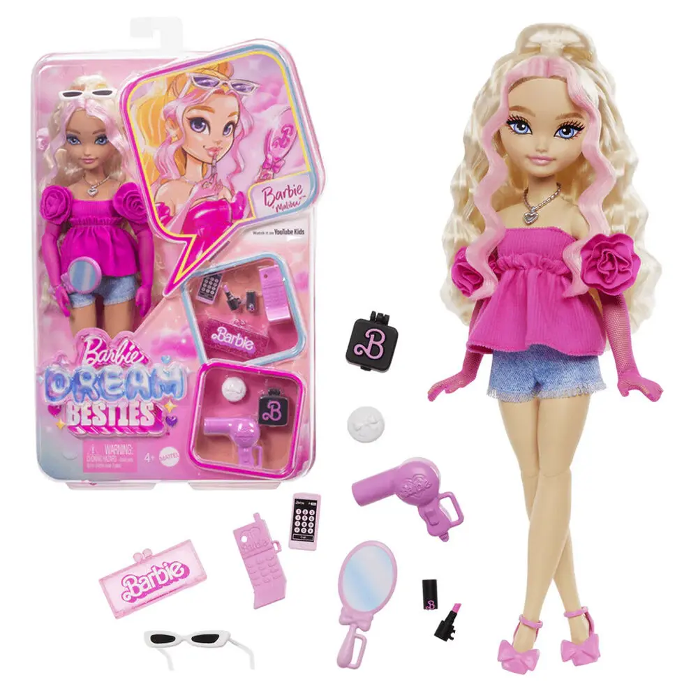 Barbie Lutka Malibu sa dodacima Dream Besties