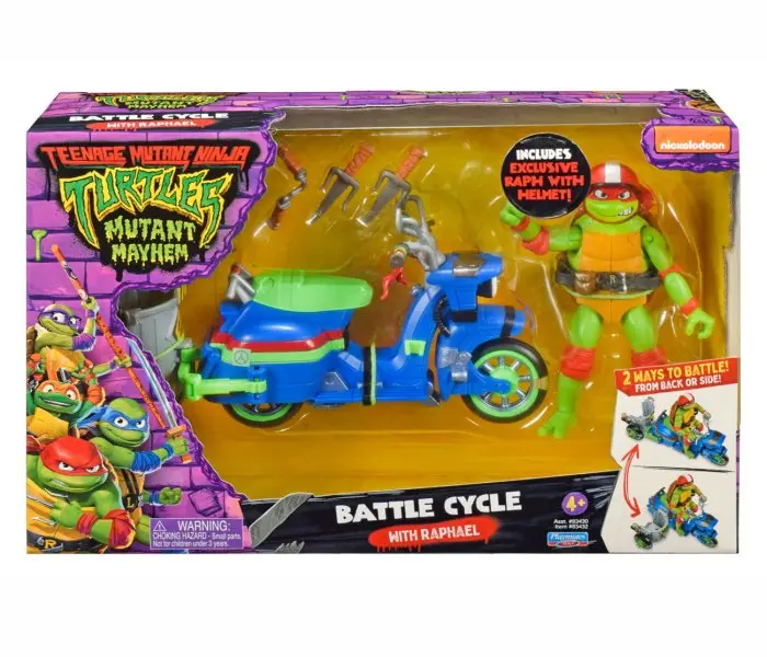 TMNT Akciona figura Rafaelo sa vozilom