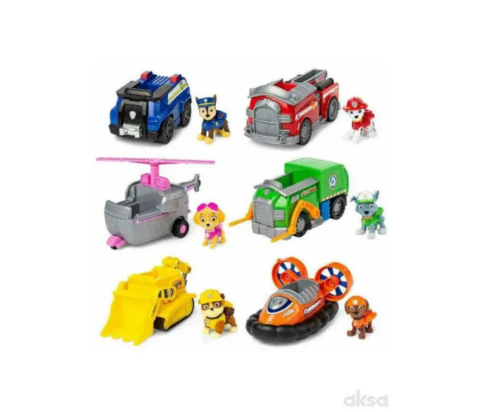 Igračka vozilo i figura pomoćnika Paw Patrol