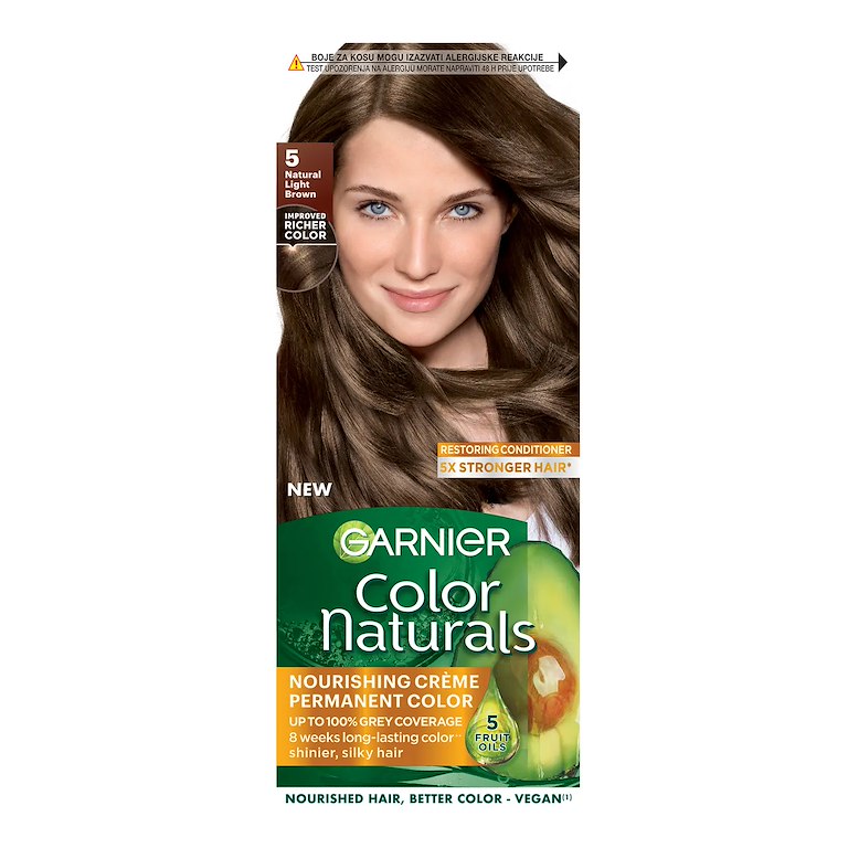 Garnier Color Naturals farba za kosu 5 svetlosmeđa