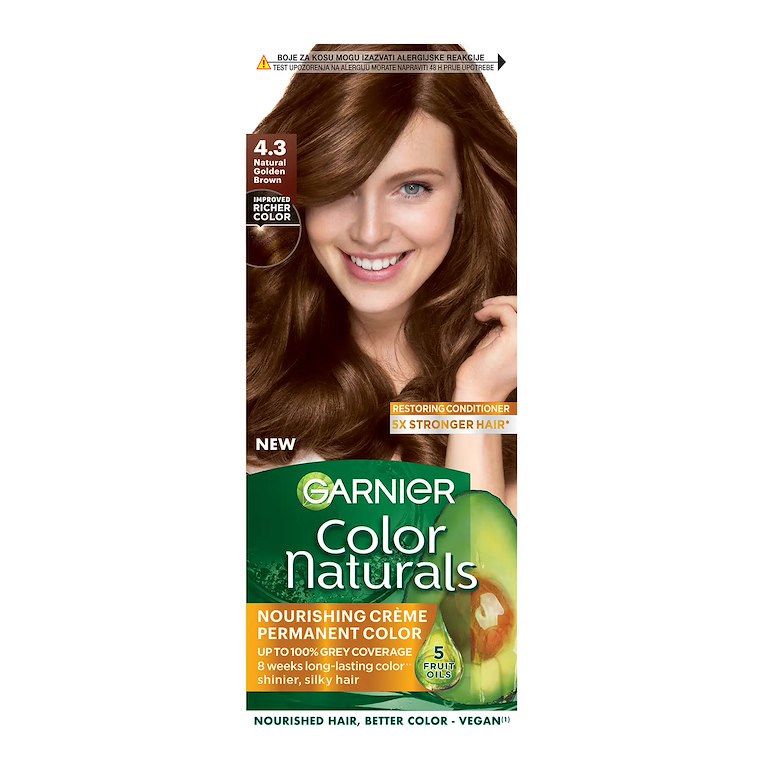 Garnier Color Naturals 4.3 Zlatno-smeđa boјa za kosu