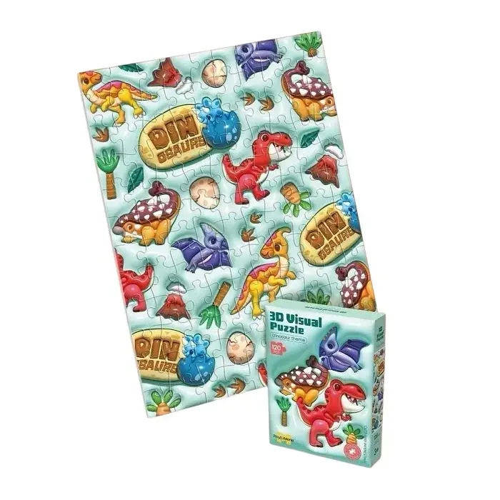 Puzzle 3D dinosaurusi 91-71782, 120 komada
