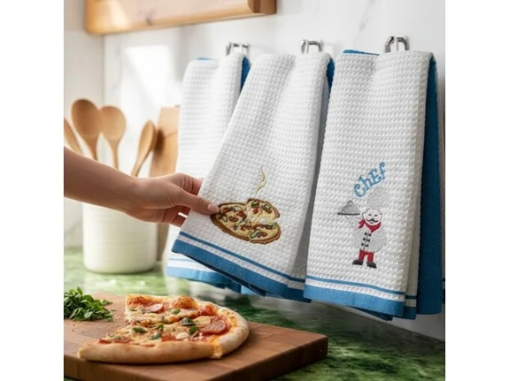 Viktorija Set 6 kuhinjskih krpa Wafle