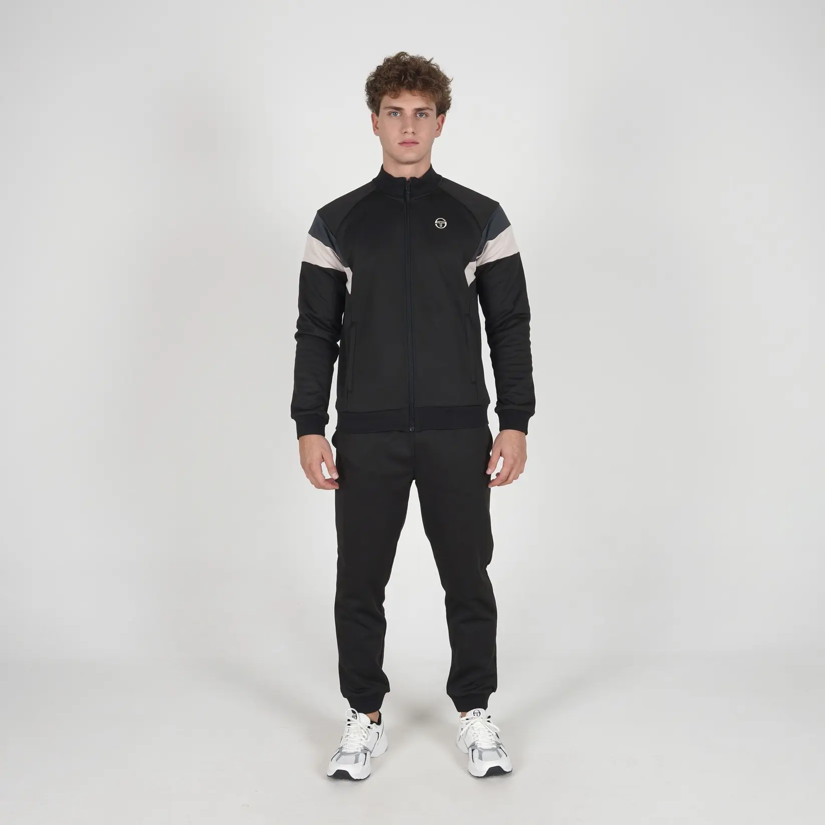 Sergio Tacchini Muška trenerka Cash, Crna